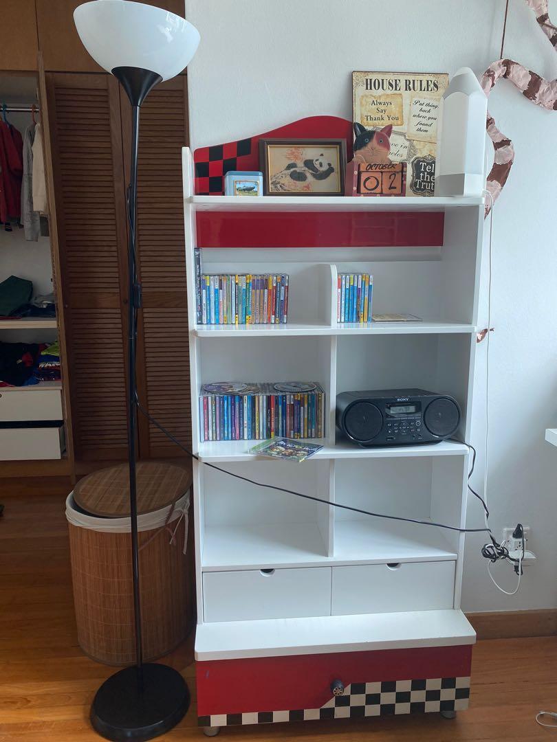 Kids Bookcase with race car design URGENT, Babies & Kids, Baby Nursery ...