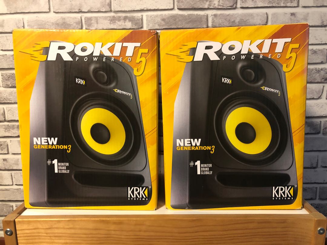 KRK Rokit 5 Gen 3 Studio Monitor Speakers, Audio, Soundbars, Speakers ...