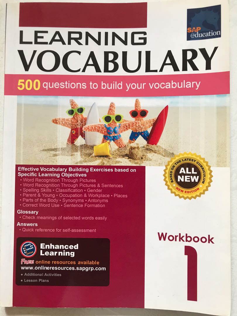 Learning Vocabulary Workbook 1, Hobbies & Toys, Books & Magazines ...