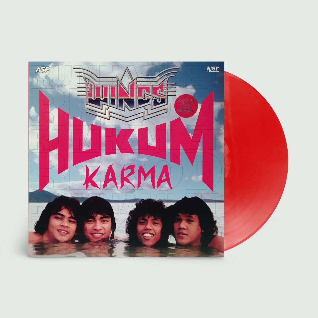 Lp Wings Hukum Karma Red Vinyl Hobbies And Toys Music And Media Cds