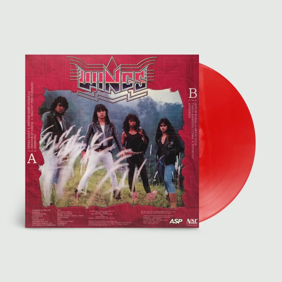 Lp Wings Hukum Karma Red Vinyl Hobbies And Toys Music And Media Cds