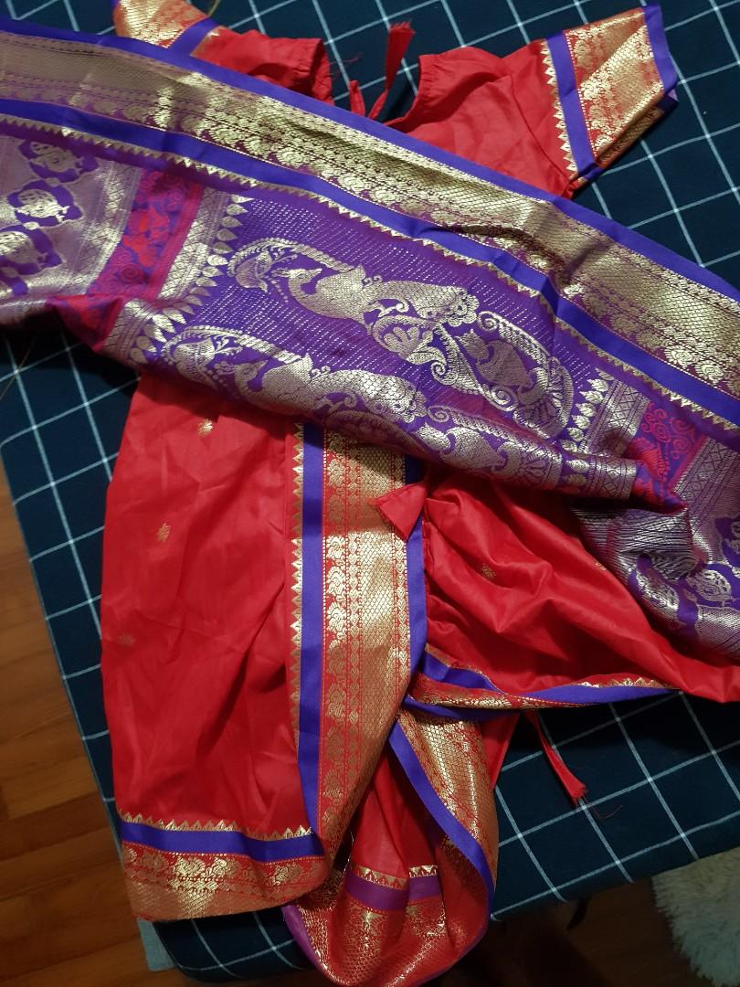 New Maharashtrian Navari Saari ready made set for baby girl, Babies ...