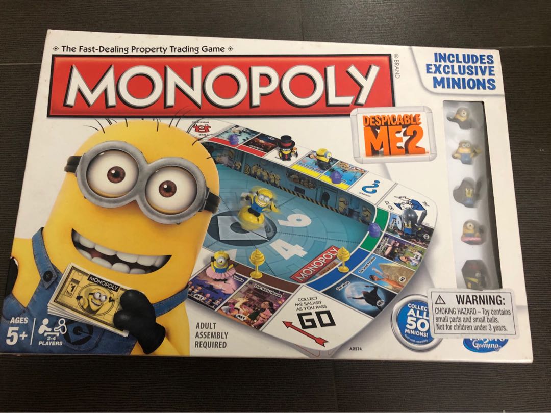 Minion despicable me monopoly board game set, Hobbies & Toys, Toys ...