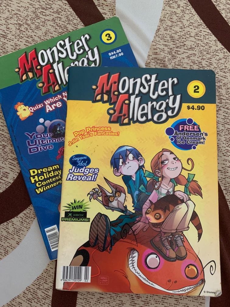 Monster Allergy: Book 2&3, Hobbies & Toys, Books & Magazines, Fiction ...