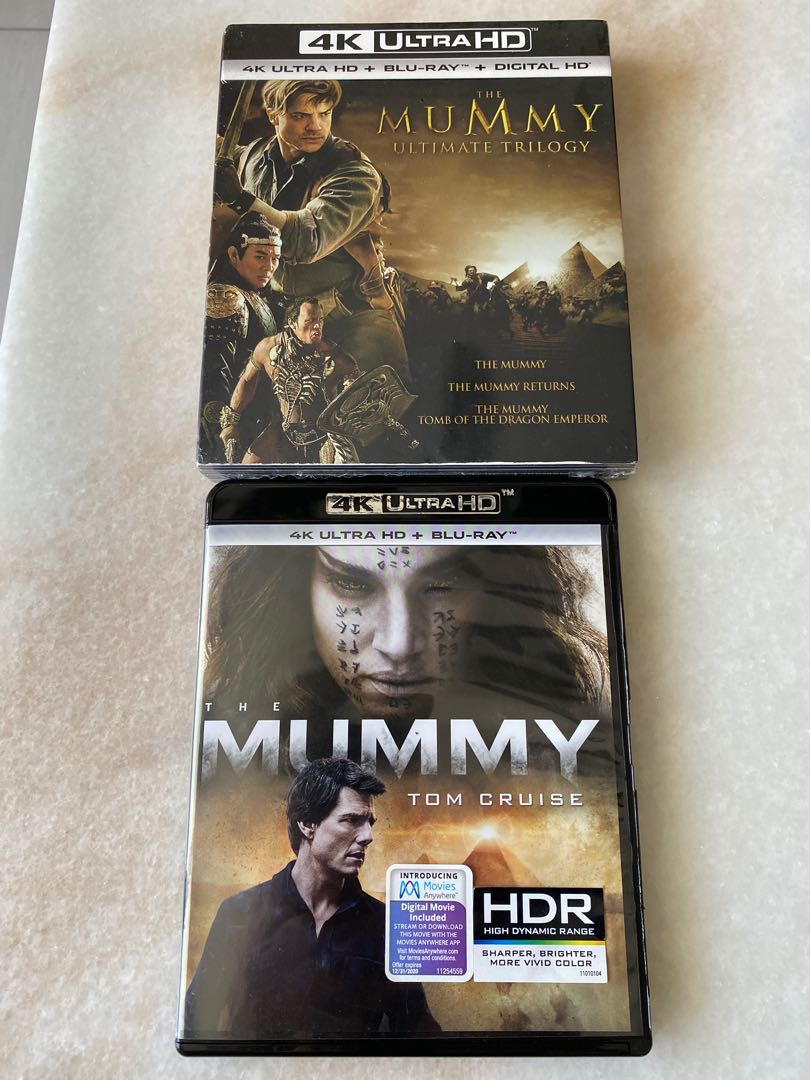 Mummy Collection (4K Ultra + Blu Ray), Music & Media, CDs, DVDs & Other ...