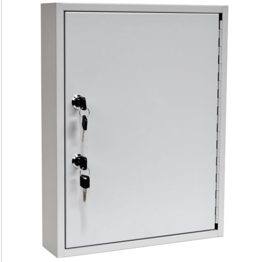 New Imported FORT KNOX™ 60 KEY CABINET - DUAL LOCK Steel Wall Mounted ...