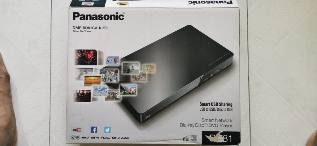 Panasonic Bluray player DMP-BD-81GA-K (NEG), TV & Home Appliances, TV ...