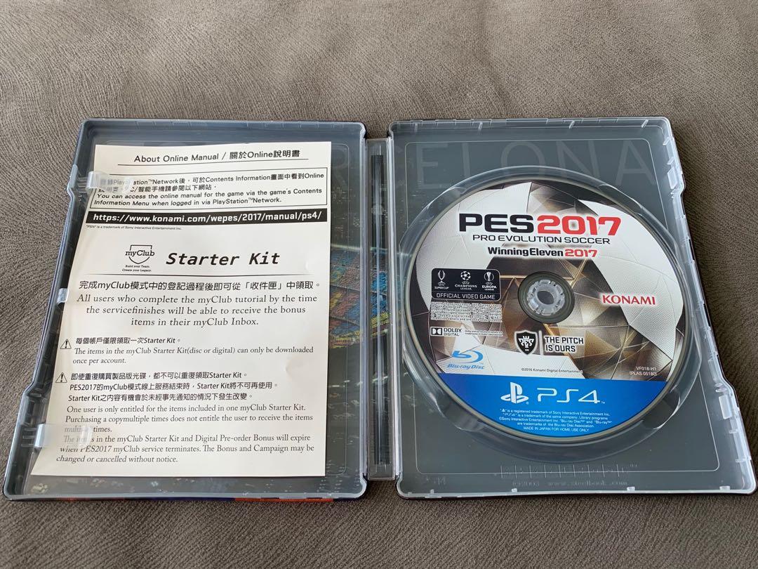 PES 2017 steel box edition, Video Gaming, Gaming Accessories, In-Game ...