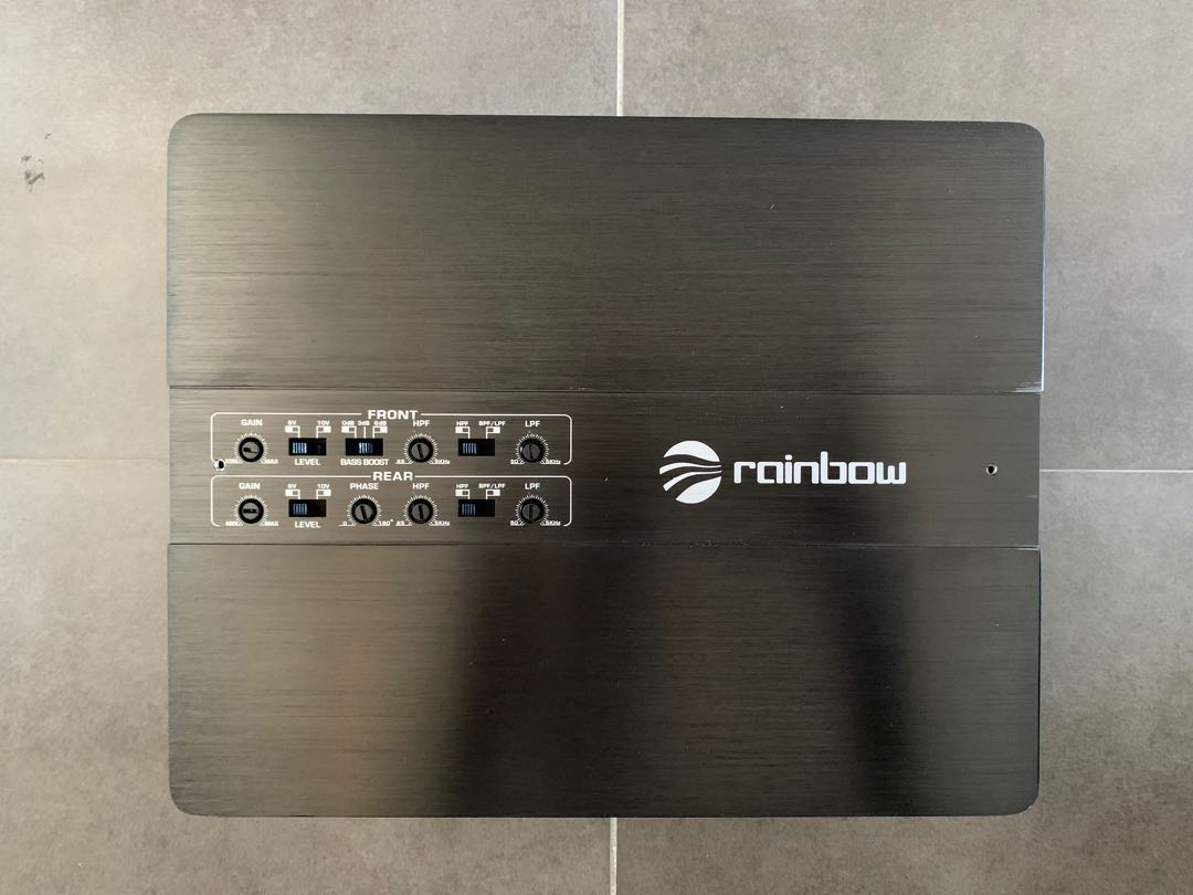 Rainbow Beat 4 Car Amplifier, Audio, Other Audio Equipment on Carousell
