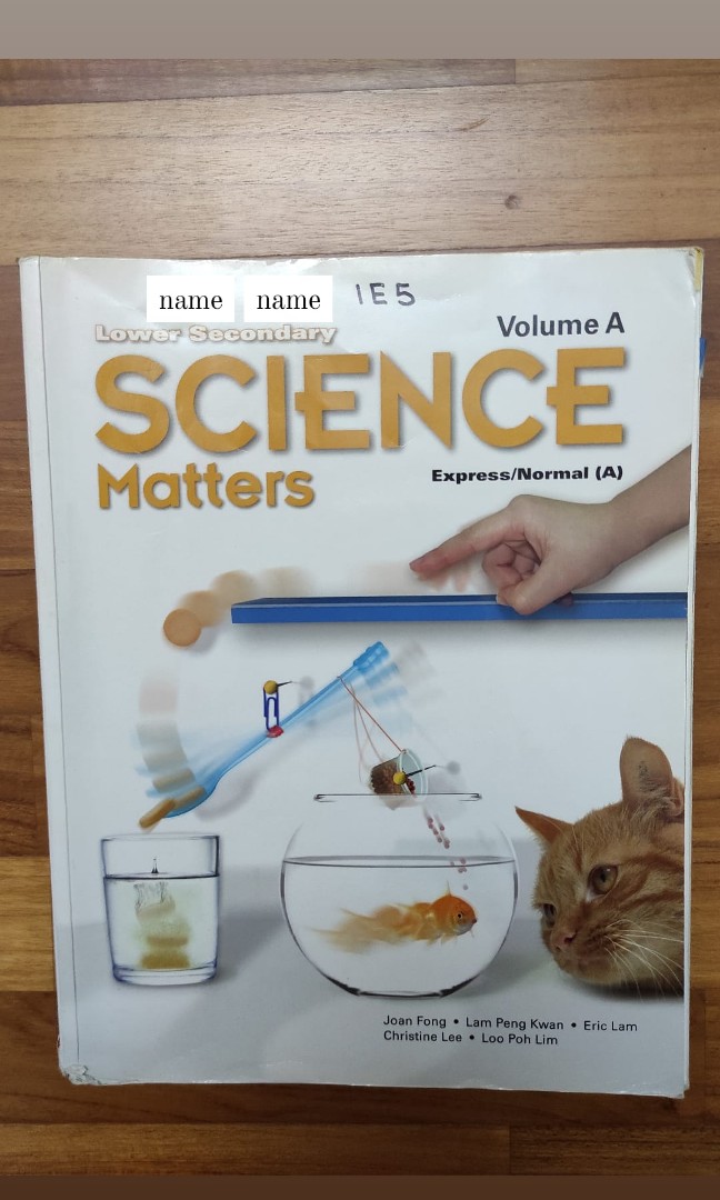 Science Matters Textbook (Sec 1&2), Hobbies & Toys, Books & Magazines ...