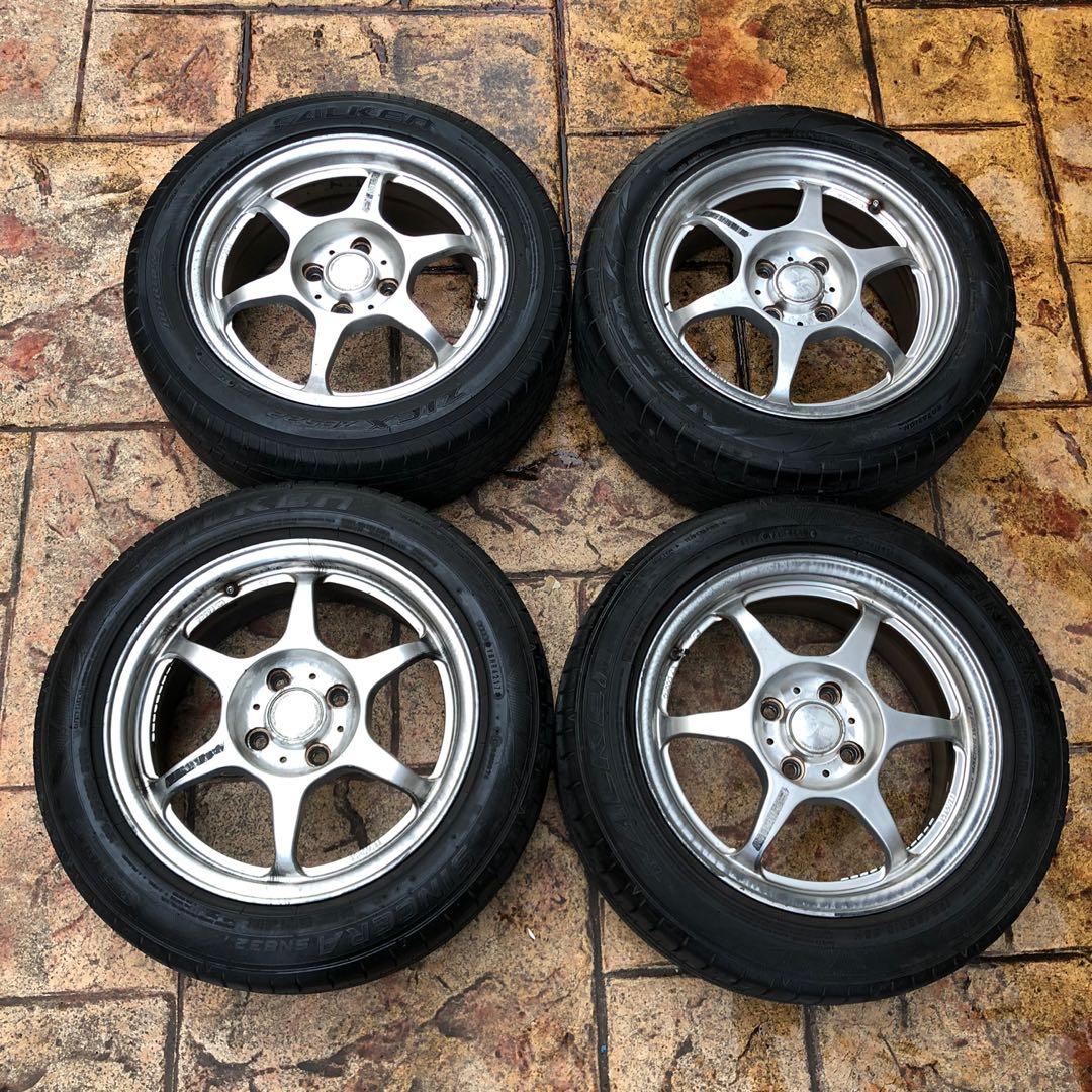 Sport Rim P1 Buddy Club 15 pcd100, Auto Accessories on Carousell