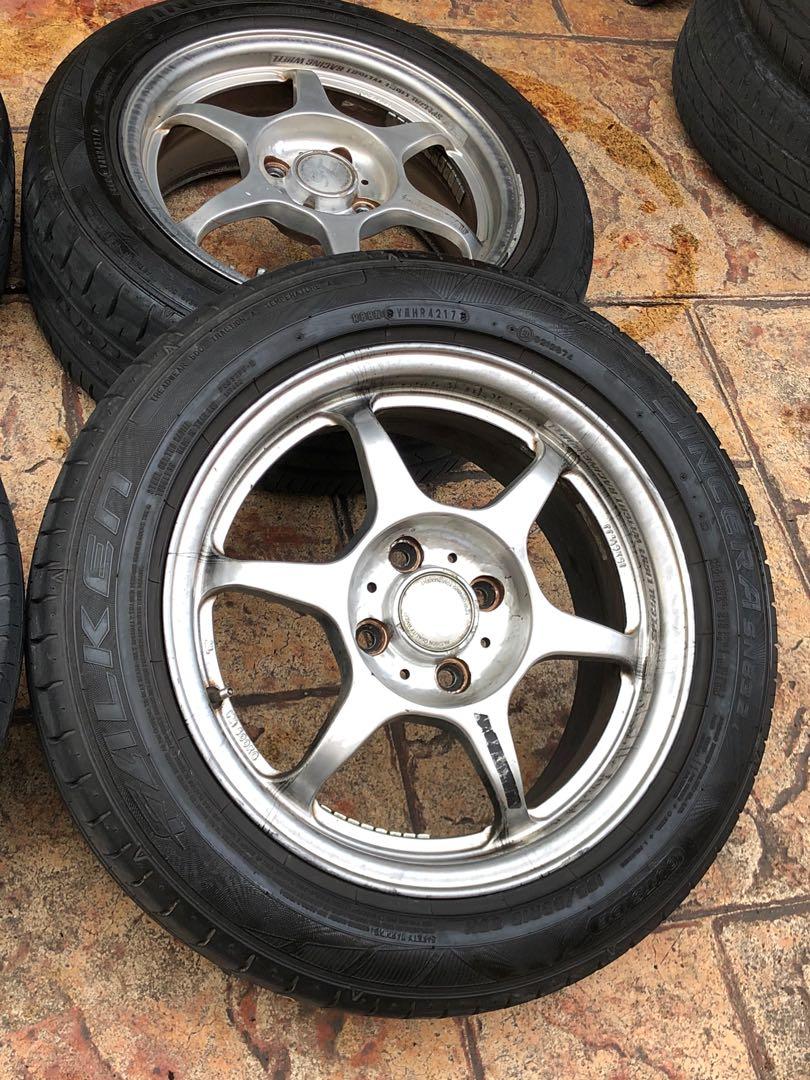 Sport Rim P1 Buddy Club 15 pcd100, Auto Accessories on Carousell