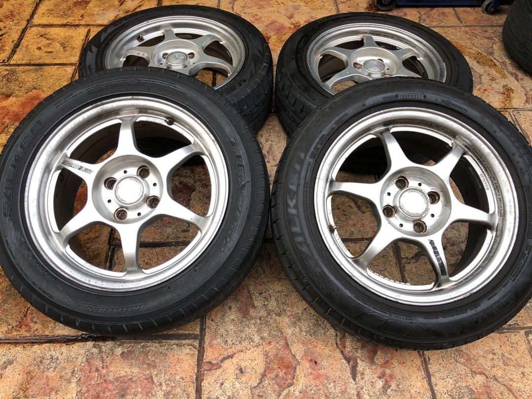 Sport Rim P1 Buddy Club 15 pcd100, Auto Accessories on Carousell