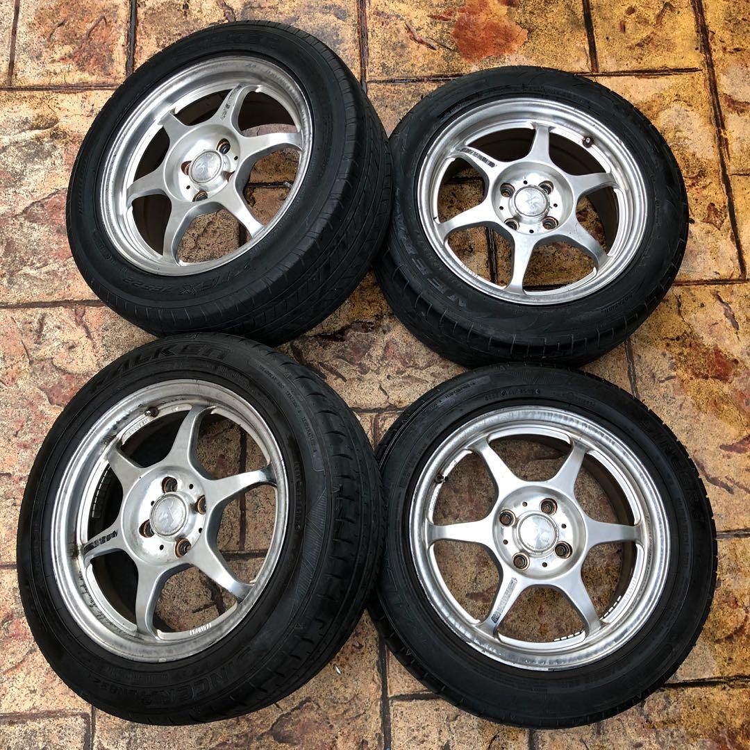 Sport Rim P1 Buddy Club 15 pcd100, Auto Accessories on Carousell