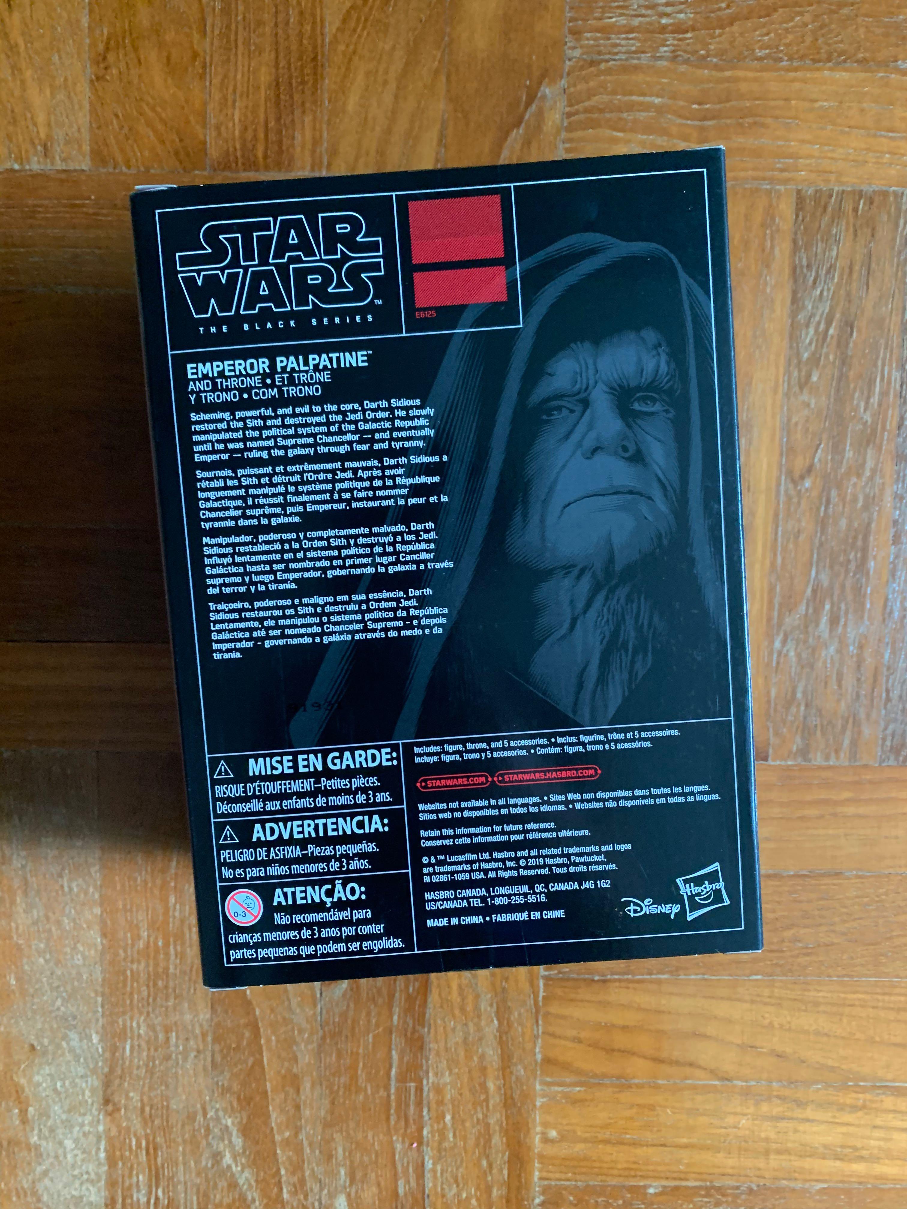 Star Wars The Black Series Emperor Palpatine, Hobbies & Toys, Toys ...