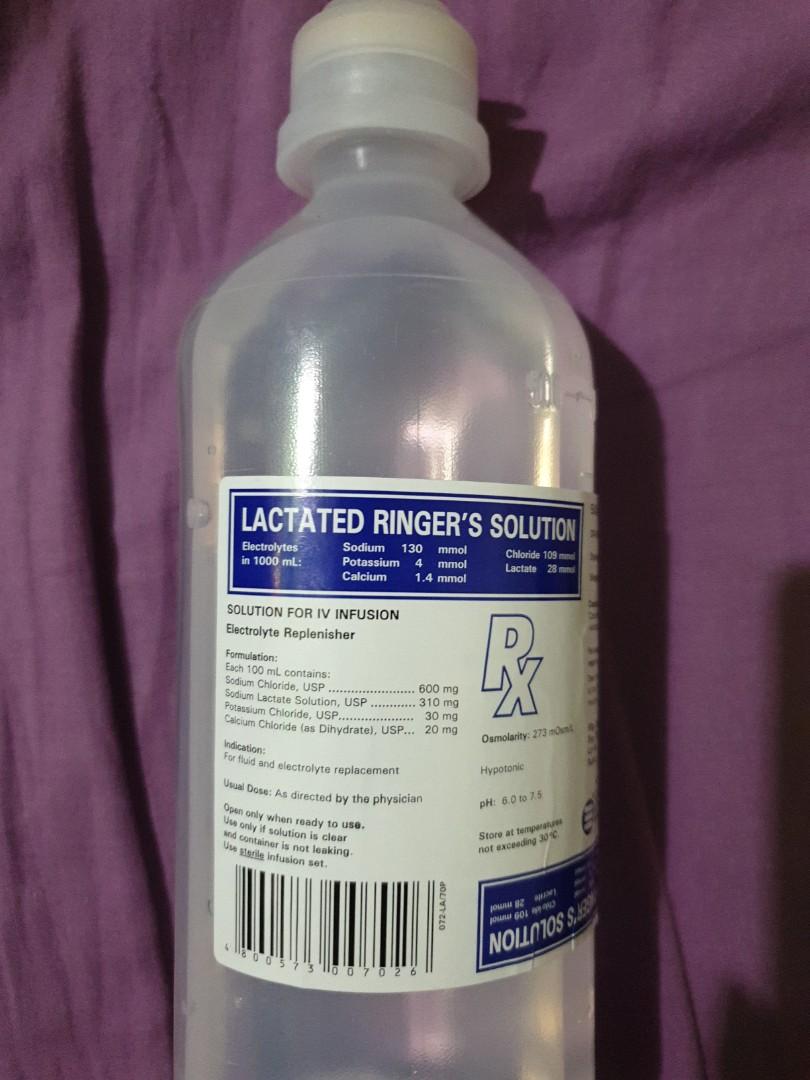 Subcut Sodium Chloride IV Infusion Solution, Everything Else on Carousell