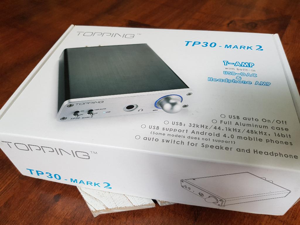 Topping TP30 Mark 2: Class T Amplifier with USB-DAC with Headphone Amp ...