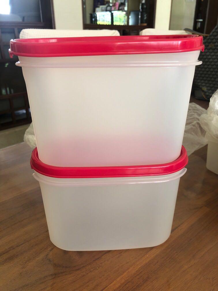 Tupperware 2 oval containers, Furniture & Home Living, Kitchenware ...