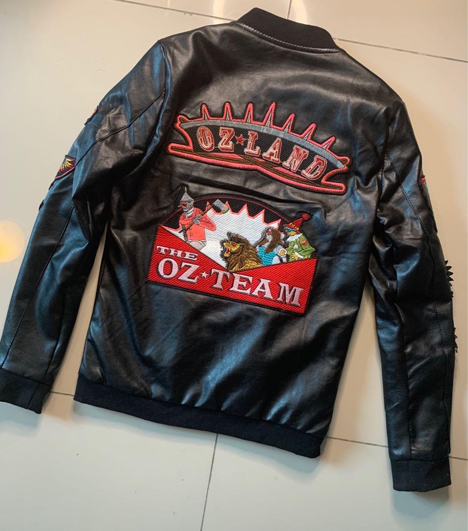 Wizard of Oz Themed Leather Jacket, Women's Fashion, Tops, Others Tops ...