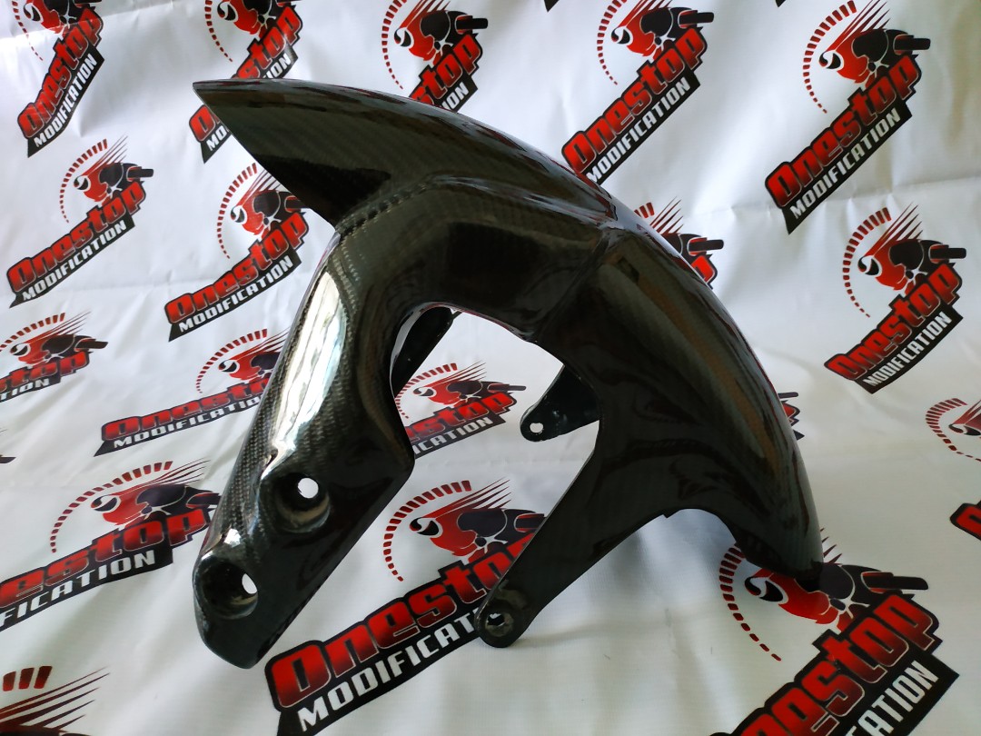 [XSR 155] Front Fender XSR155 - Carbon Kevlar, Motorcycles, Motorcycle ...