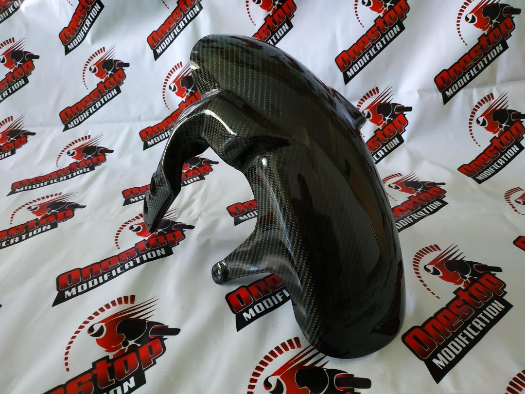[XSR 155] Front Fender XSR155 - Carbon Kevlar, Motorcycles, Motorcycle ...