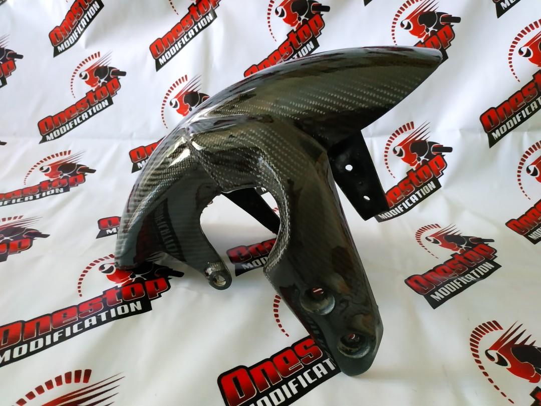 [XSR 155] Front Fender XSR155 - Carbon Kevlar, Motorcycles, Motorcycle ...