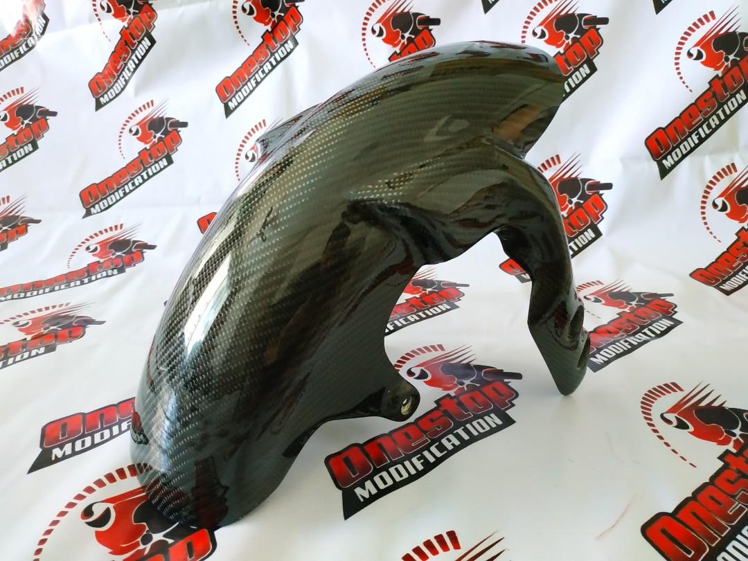 [XSR 155] Front Fender XSR155 - Carbon Kevlar, Motorcycles, Motorcycle ...