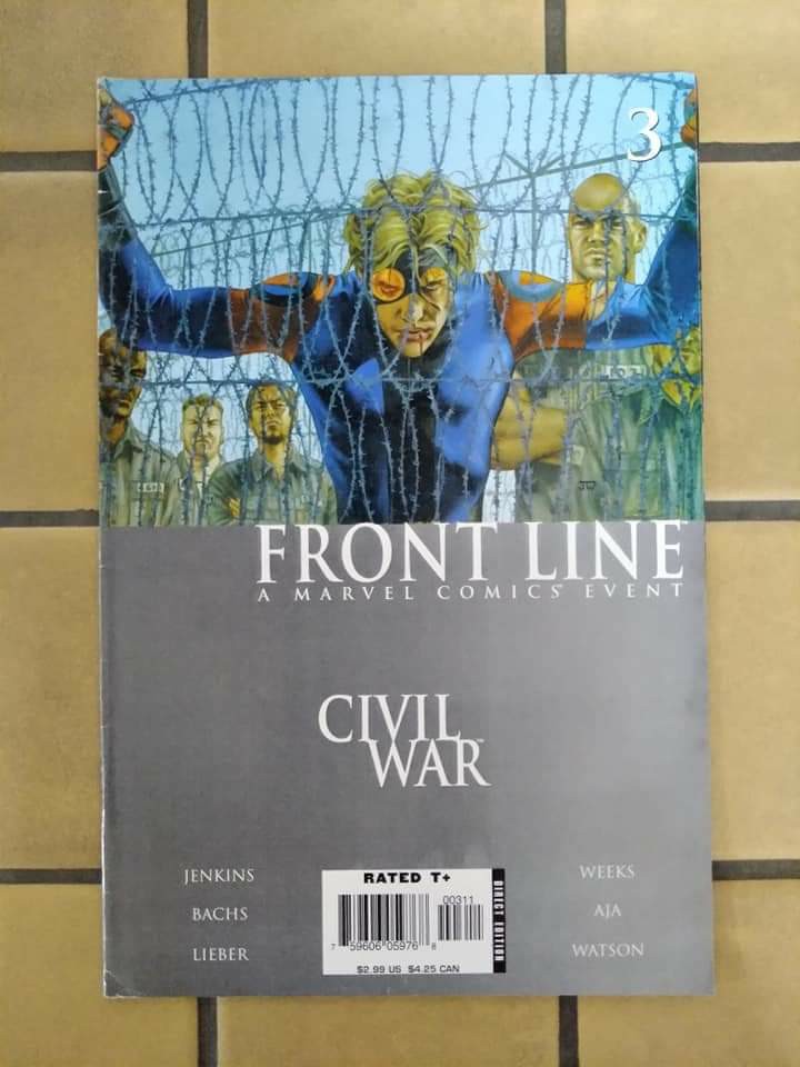 1st team app Anti-Registration Underground War( Civil War: Frontline #3 ...