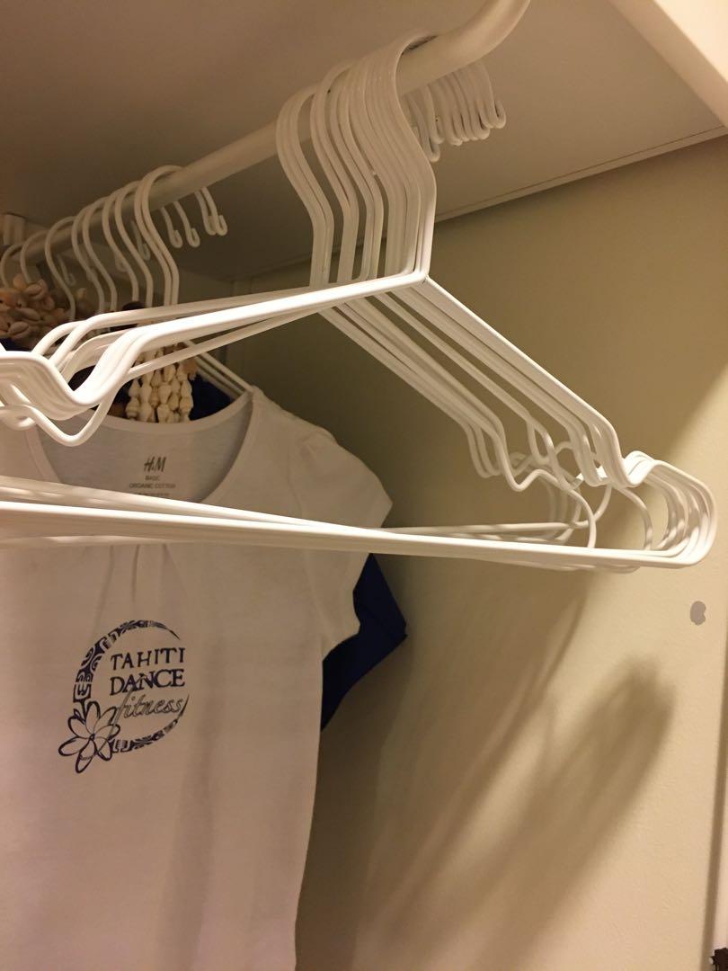 Beautiful Hangers! 20 White, Everything Else on Carousell