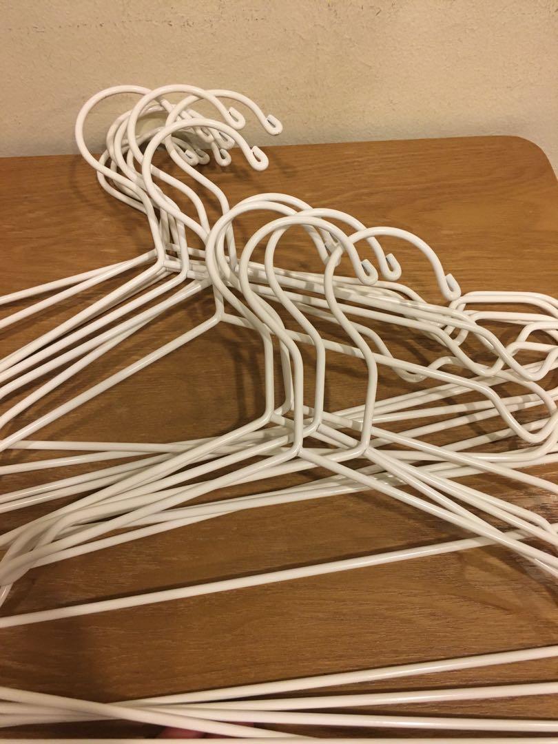Beautiful Hangers! 20 White, Everything Else on Carousell