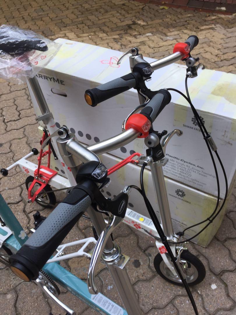 謝謝客人支持 ! 又交收兩部 台灣太平洋 花博展紀念版 Carryme SD 單速 鋁合金 8吋 折叠車, 運動產品, 單車及配件, 單車 ...