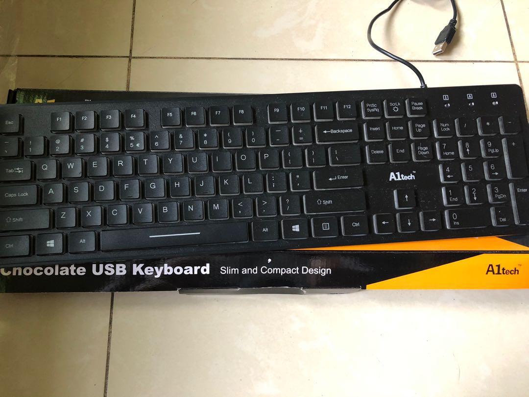 A1 Tech USB RGB Keyboard, Computers & Tech, Parts & Accessories ...