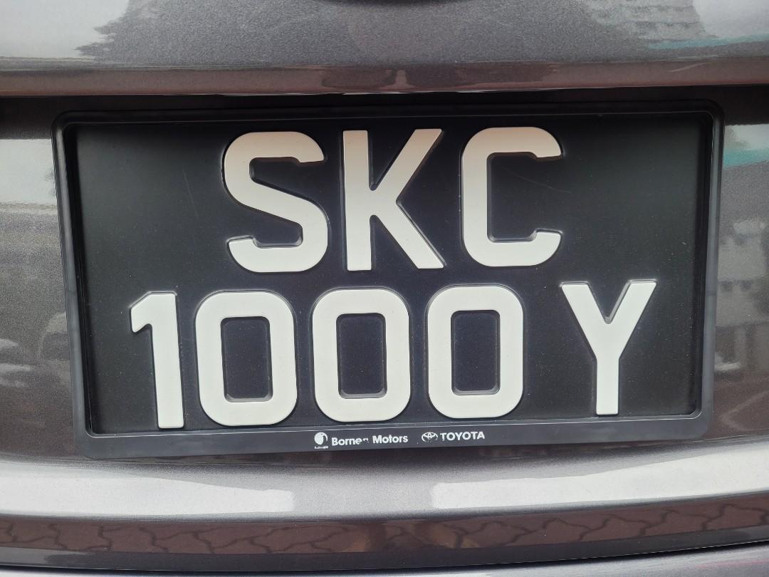 Nice Bidded Car Plate Number (SKC1000Y), Car Accessories, Car Plates on ...