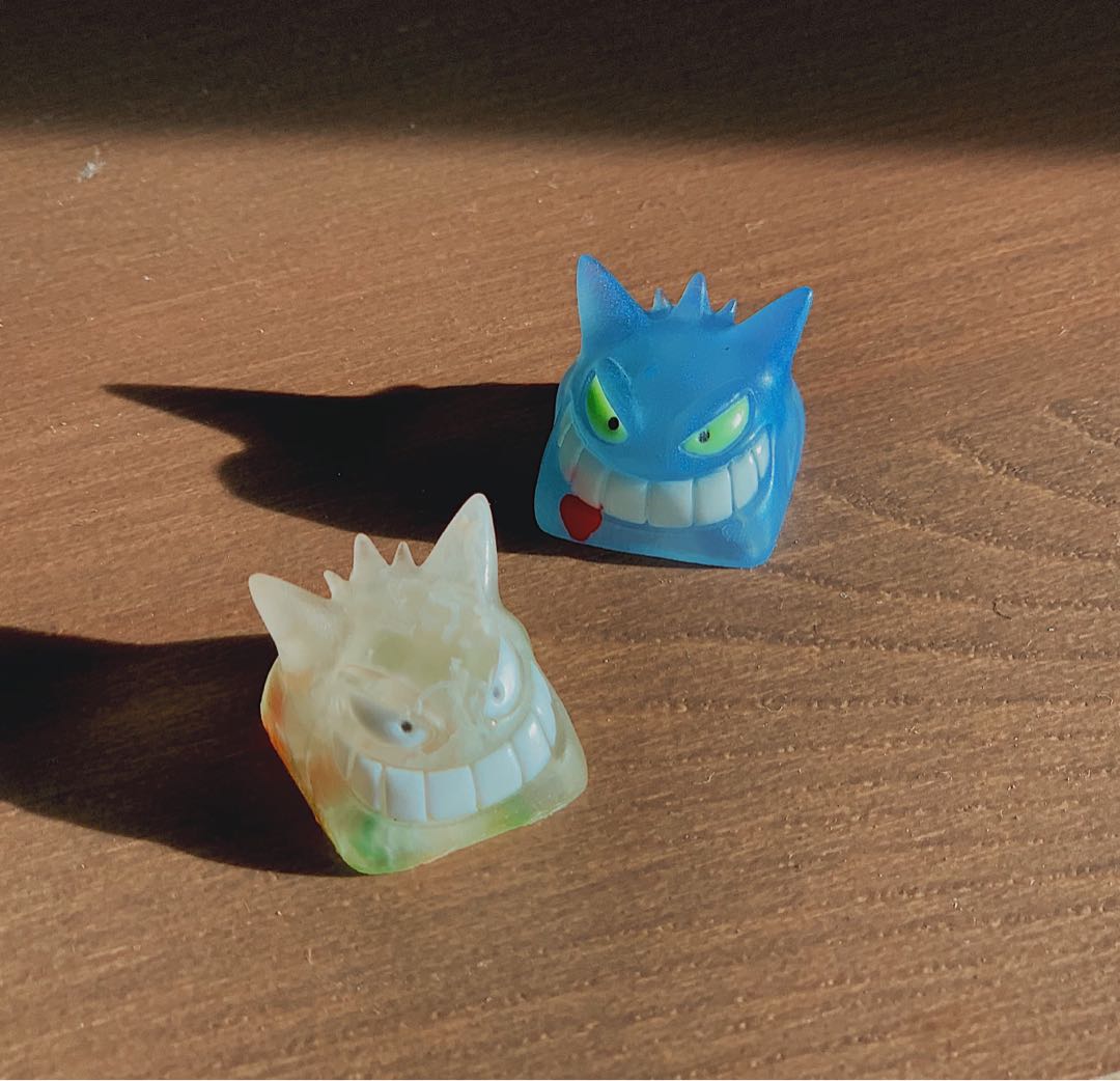 BOB Keycaps (Gengar), Hobbies & Toys, Toys & Games on Carousell