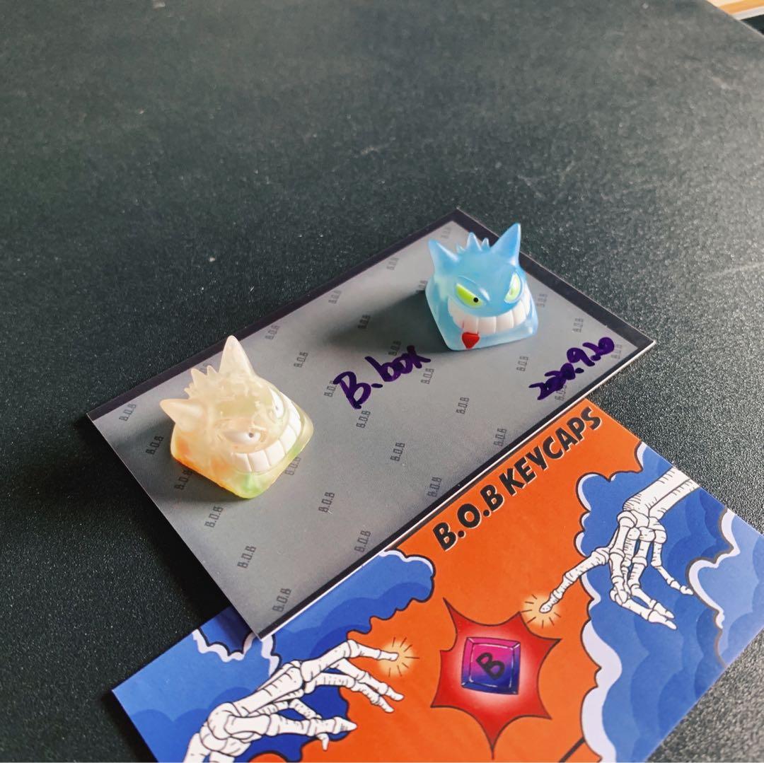 BOB Keycaps (Gengar), Hobbies & Toys, Toys & Games on Carousell