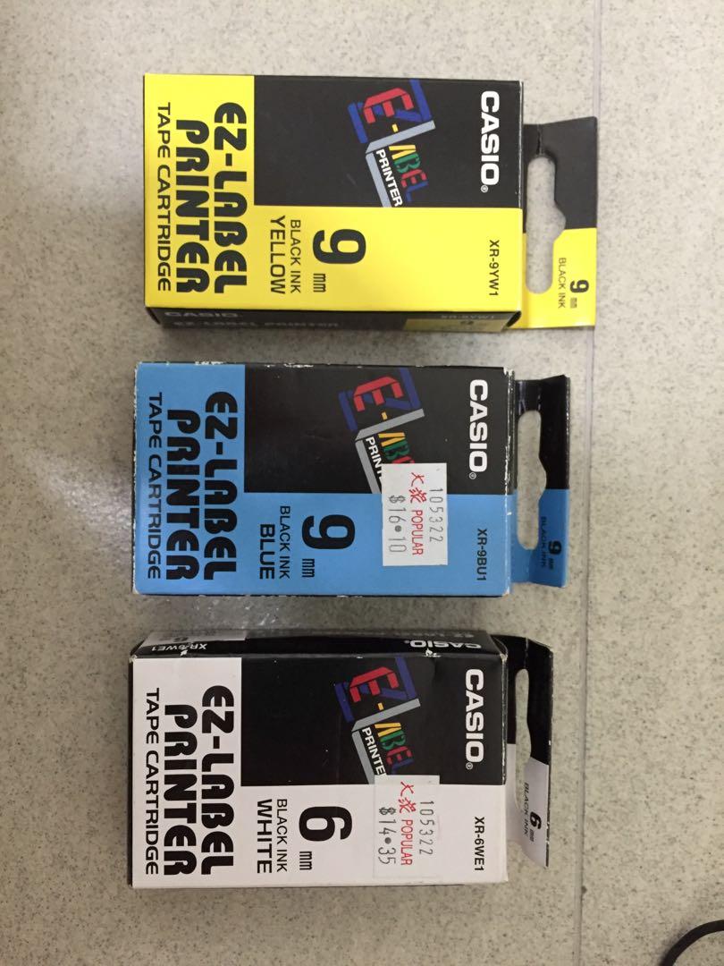 Casio label printer refills, Hobbies & Toys, Stationery & Craft ...
