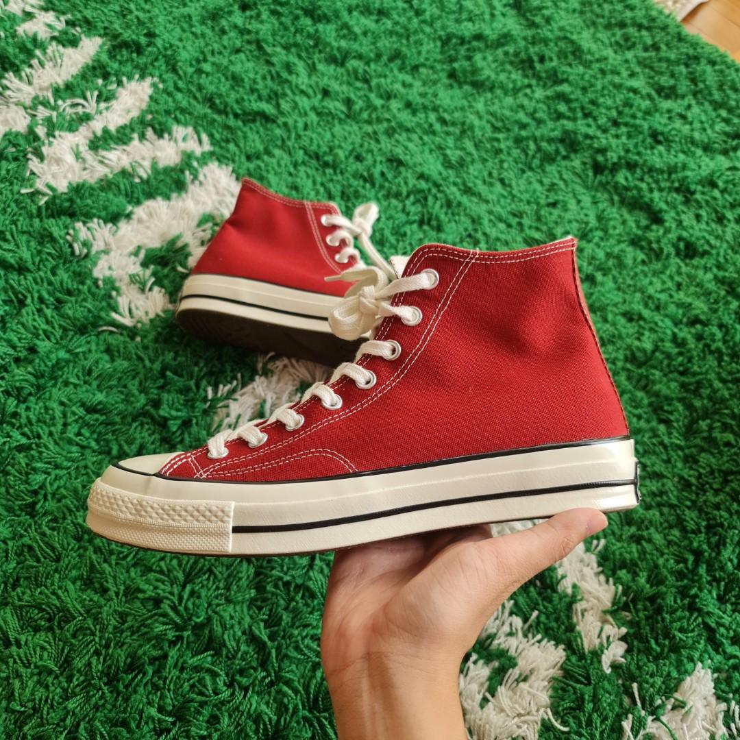 Converse Chuck 70 Red Sample Pair, Men's Fashion, Footwear, Sneakers on ...