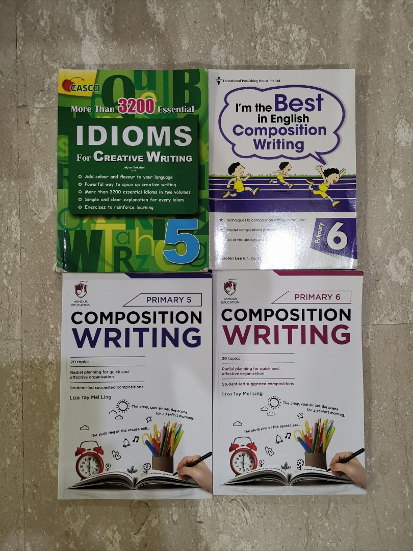English Composition Writing Revision Books (Primary 4, 5, 6), Hobbies ...