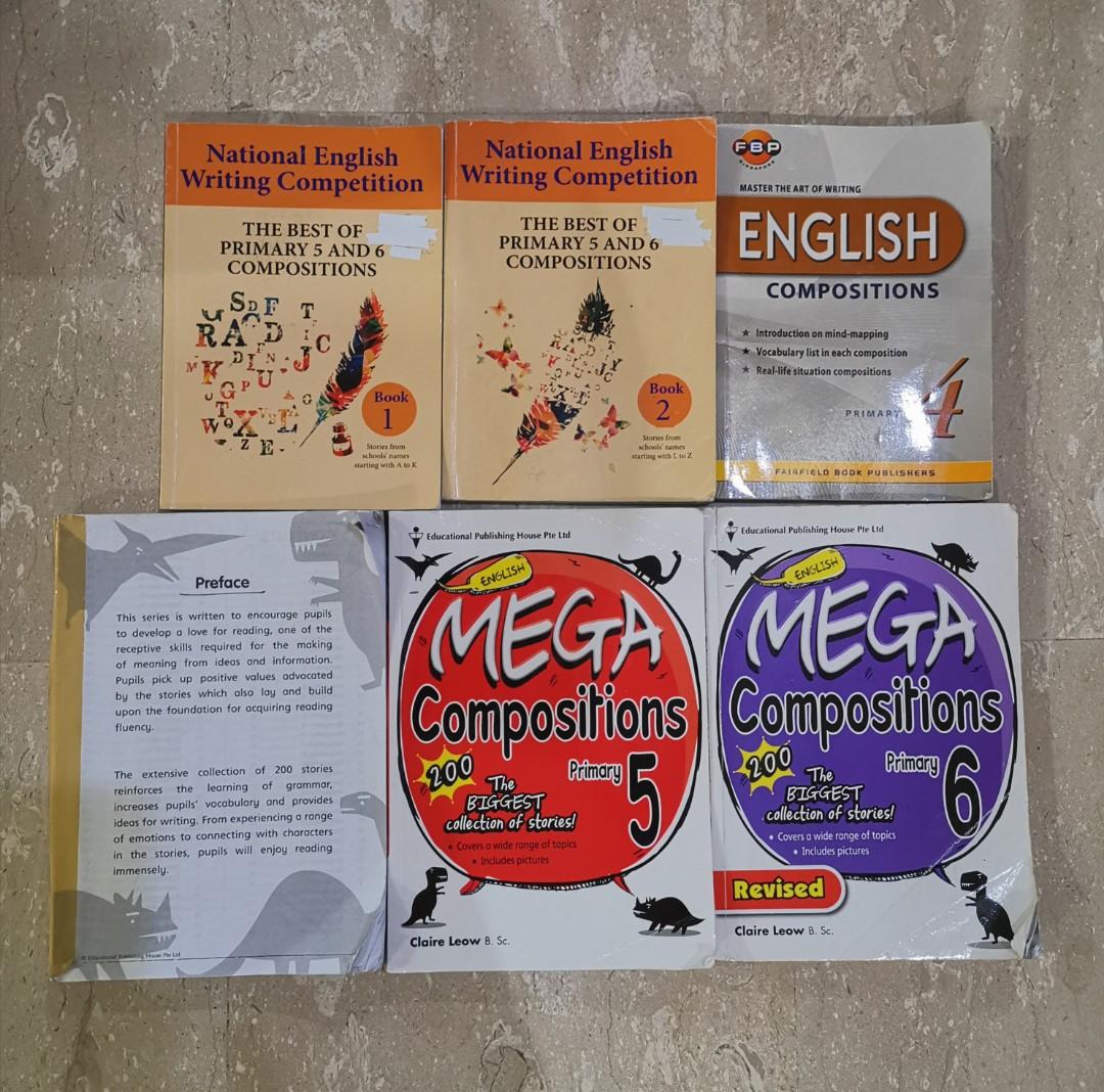 English Composition Writing Revision Books (Primary 4, 5, 6), Hobbies ...