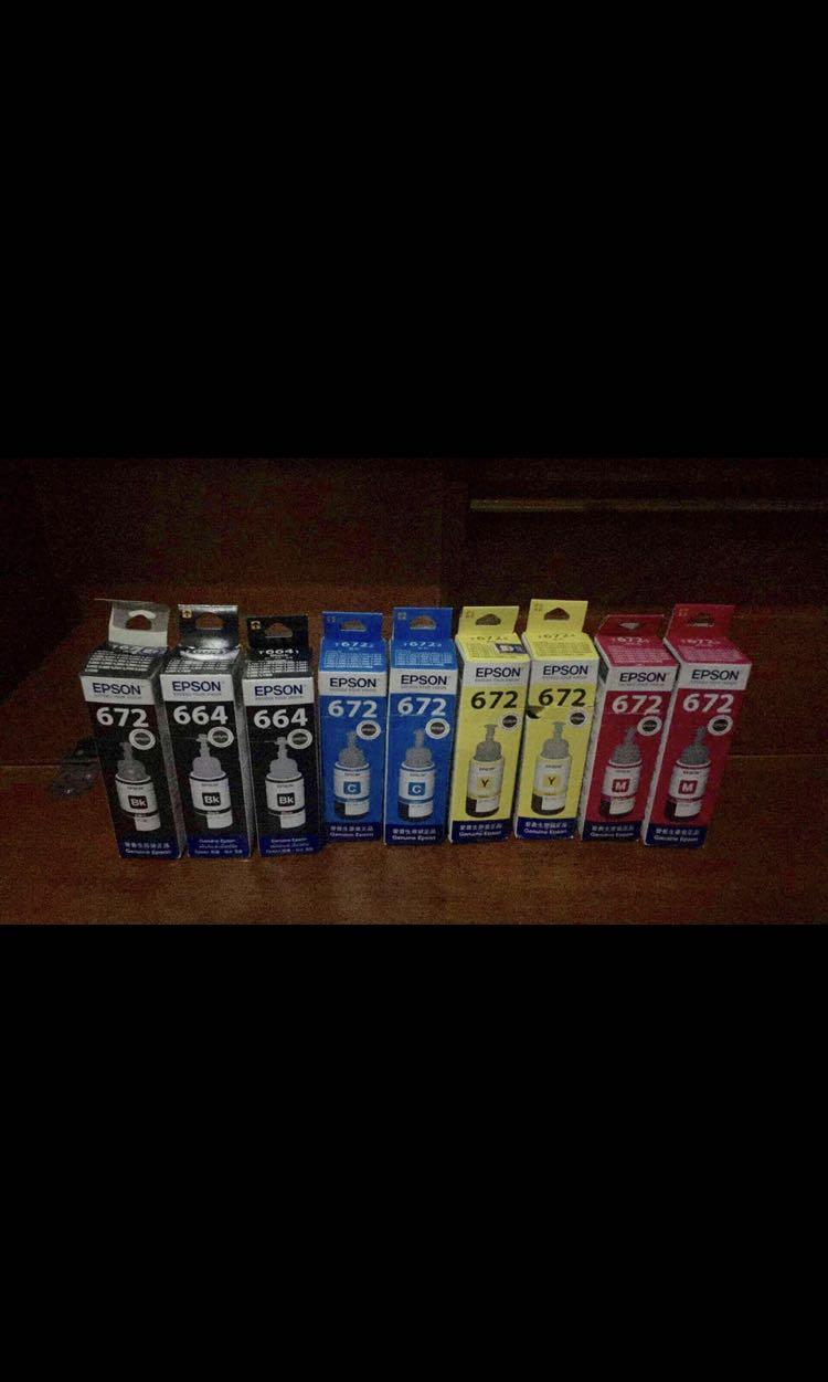Epson Ink 672, Computers & Tech, Printers, Scanners & Copiers on Carousell