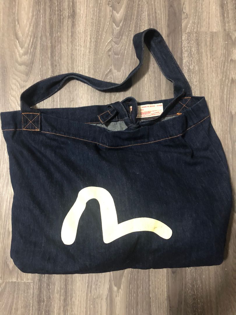 Evisu tote bag, Women's Fashion, Bags & Wallets, Cross-body Bags on ...