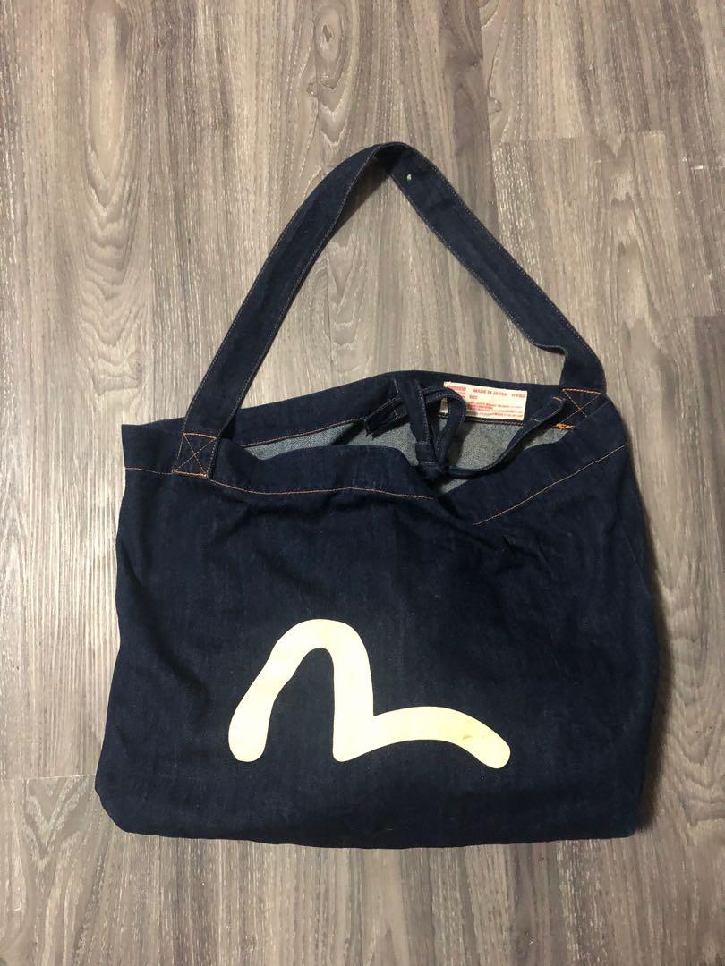 Evisu tote bag, Women's Fashion, Bags & Wallets, Cross-body Bags on ...