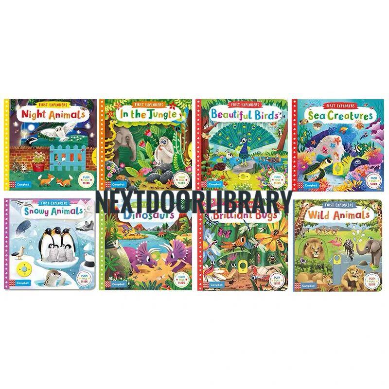 First Explorers 8 Boardbooks by Campbell, Hobbies & Toys, Books ...