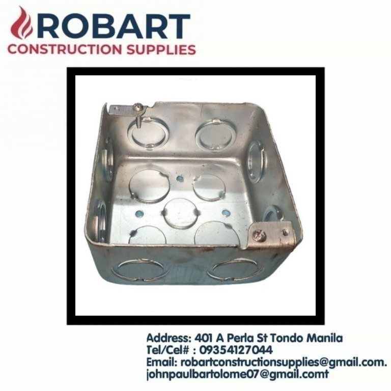 Gi Square Box, Commercial & Industrial, Construction Tools & Equipment ...