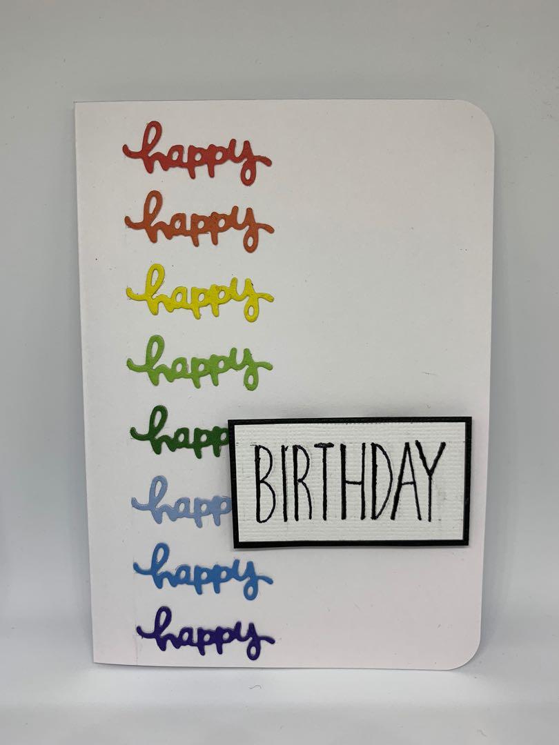 HM birthday card, Hobbies & Toys, Stationery & Craft, Occasions & Party ...
