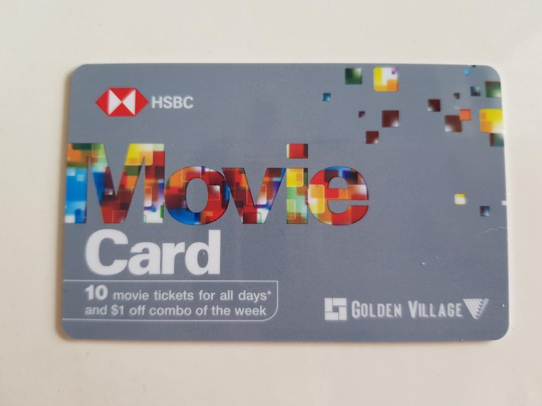 HSBC GV Movie Prepaid Card, Tickets & Vouchers, Vouchers on Carousell