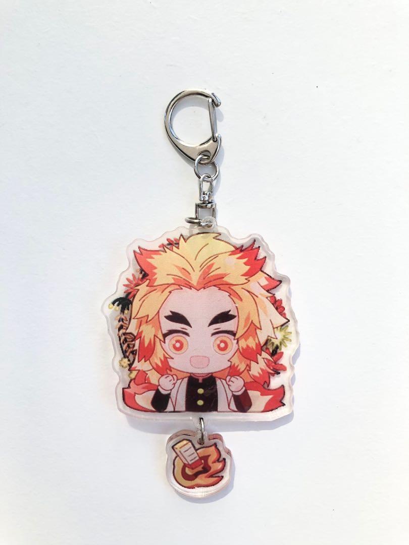 [INSTOCK] KNY Kimetsu No Yaiba/DS Demon Slayer Keychains, Entertainment ...
