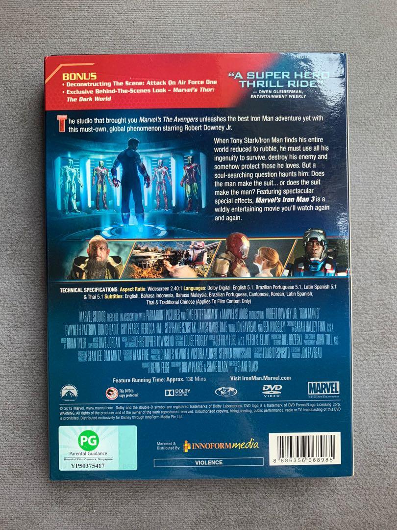 Iron Man DVD Set, Hobbies & Toys, Music & Media, CDs & DVDs on Carousell