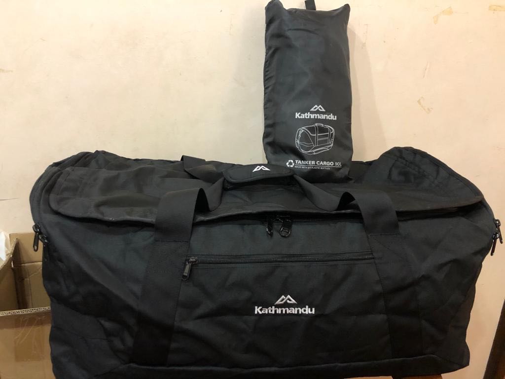Kathmandu bag tanker cargo 90L, Sports Equipment, Hiking & Camping on ...