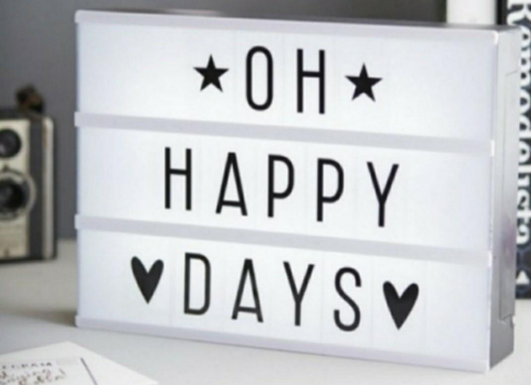 Lightbox Letters LED A4 Size, Furniture, Home Decor, Lighting ...